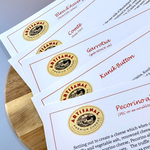 Gourmet Cheese Gift Basket - Classic Red Tin with 5 Artisan Cheeses ...