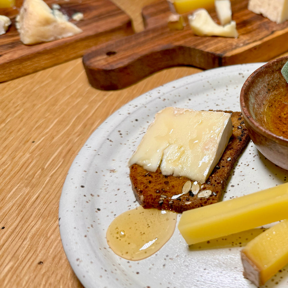 Gourmet Cheese Gift Basket - Classic Red Tin with 5 Artisan Cheeses ...